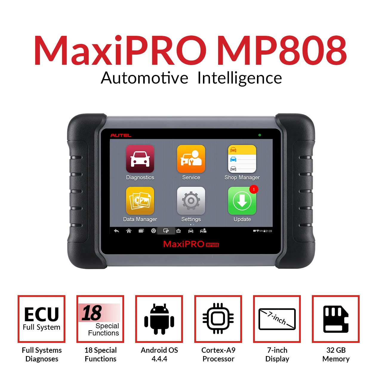 Automatic Diagnostic Tool Autel Maxipro Mp808 Updated From Ds808 Ds708 ...