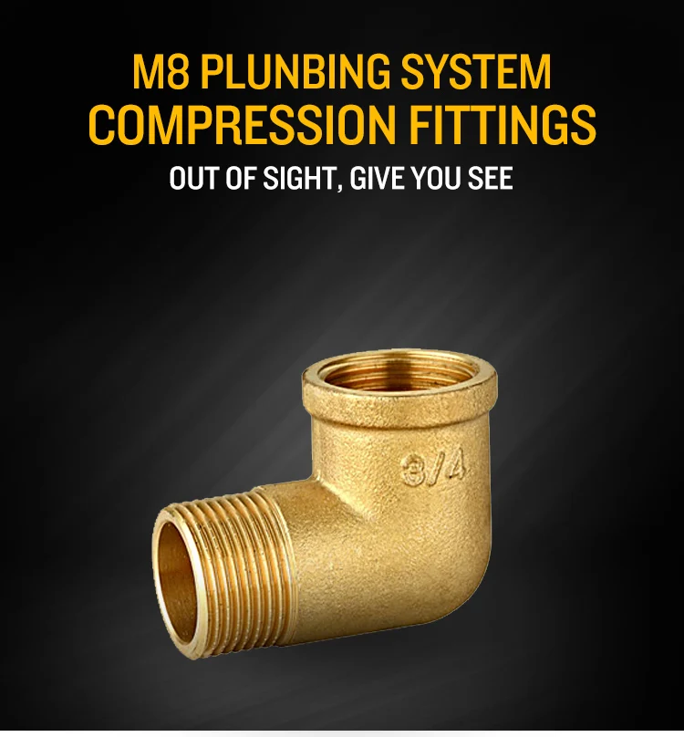 Brass Fittings Elbow 3/4 X 22mm - Buy Brass Fittings Elbow 22mm,Brass ...