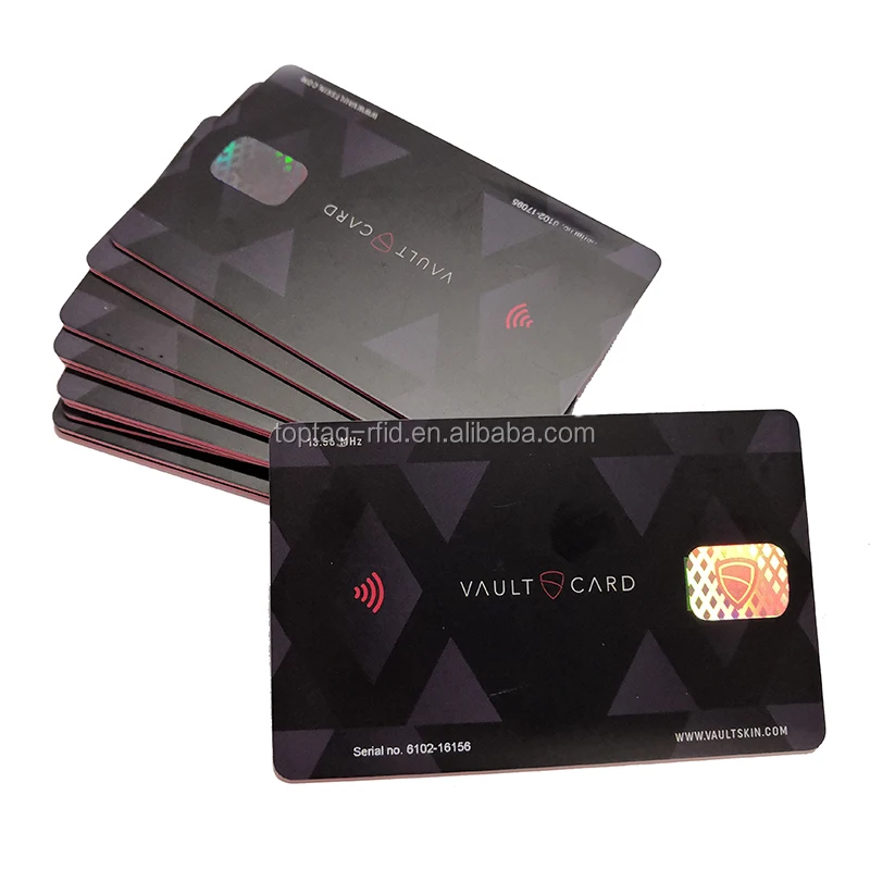 Custom Branding RFID NFC Blocking Card for Wallet Protection