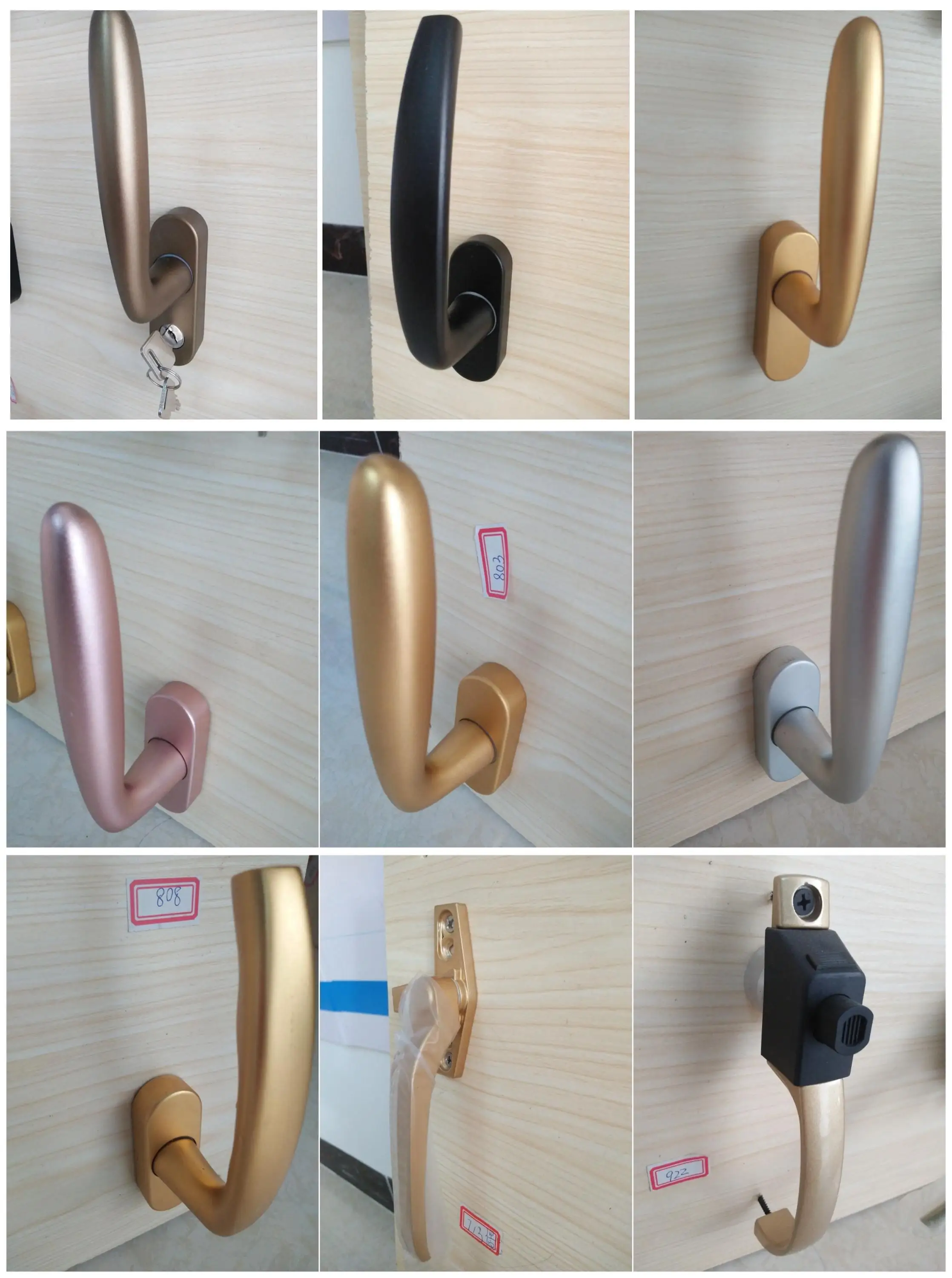 European Lock Iron Shutter Hardware Window And Door Handle - Buy Window ...