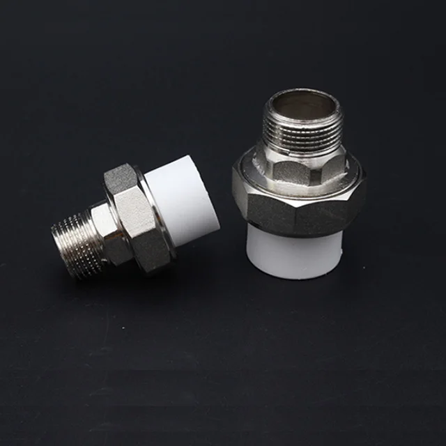 PPR with Brass Pipe Fittings - Male Thread Adapters