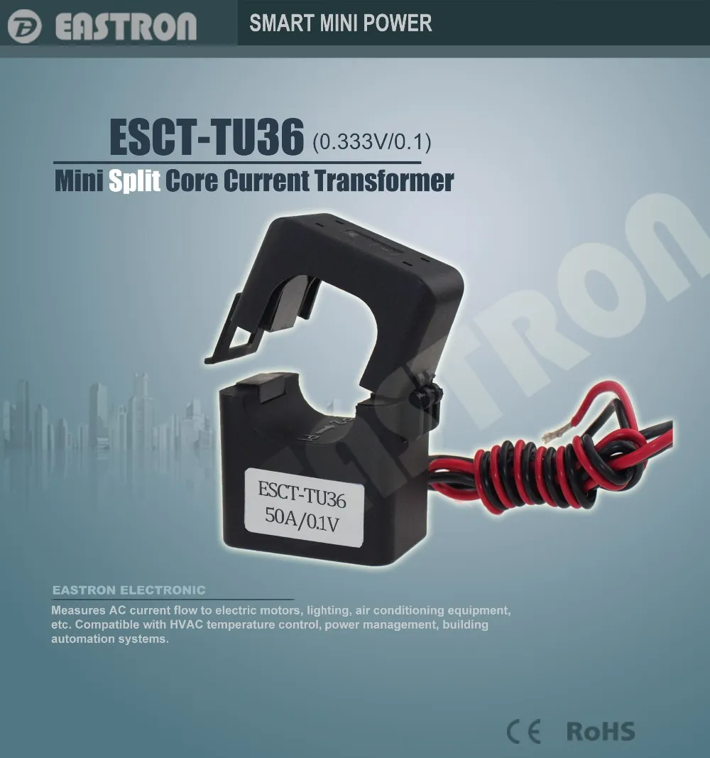Eastron Esct-tu36 Split Coil Current Transformer,20a~600a Input,333mv ...