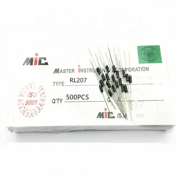 Rectifier Diode Rl207 2a 1200v Do-15 - Buy Diode,Rl207 Diode,Diode ...