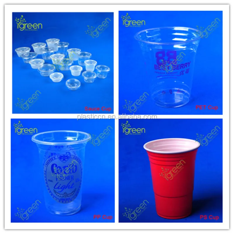 Plastic Disposable Cup 7oz/ Plastic Cup 100ml/ Plastic Cup With Dome ...