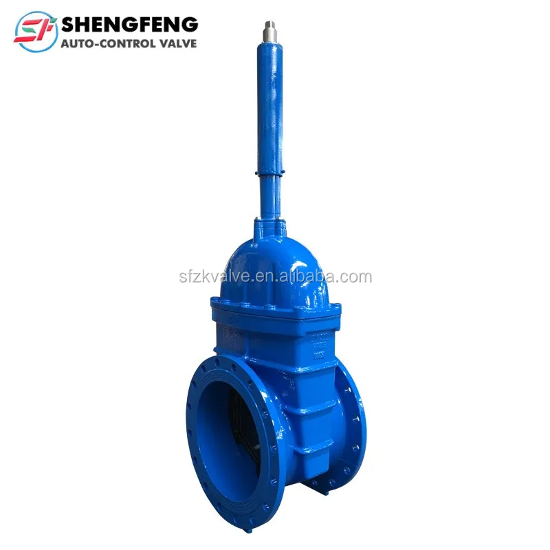 DN400 PN16 Ductile Iron Extension Spindle Gate Valve - Durable Manual ...