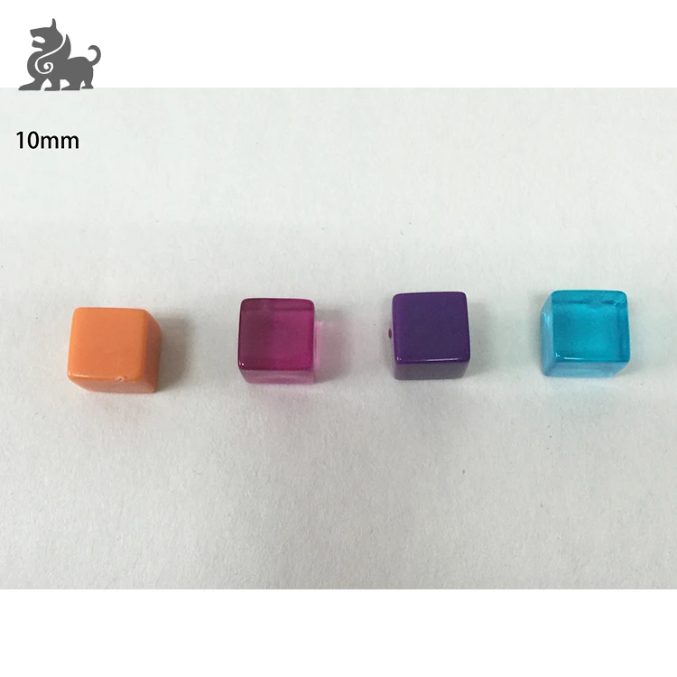 10mm Counting Cubes Plastic Transparent Board Game Cube - Buy 10mm ...
