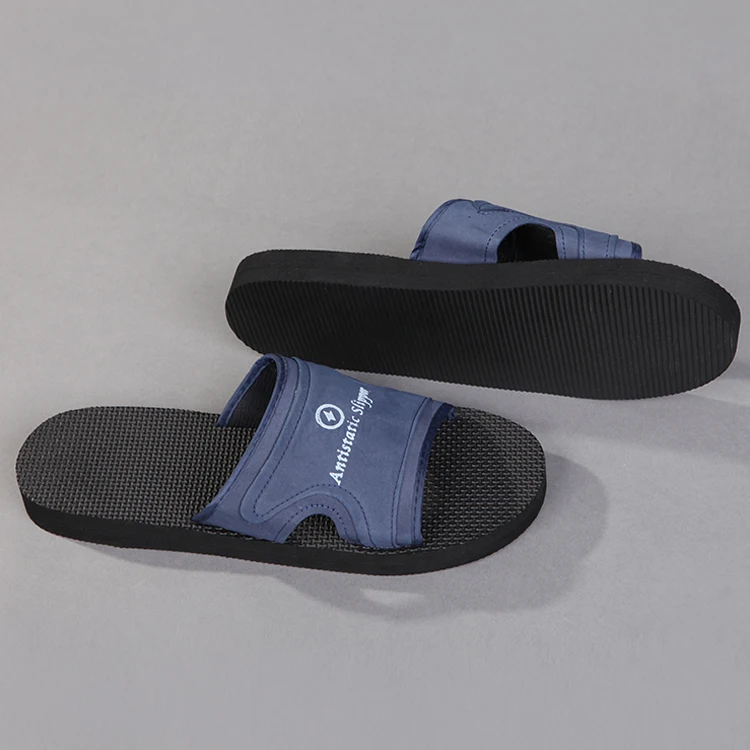 High Quality Esd Cleanroom Slipper,Blue Pvc Esd Slippers For Lab - Buy ...