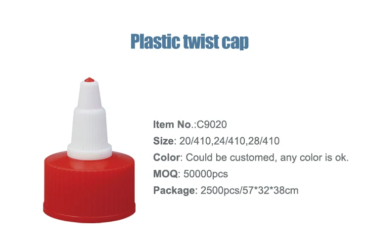 24/410 Long Nozzle Dropper Cap 24mm Din Plastic Twist Top Cap - Buy ...