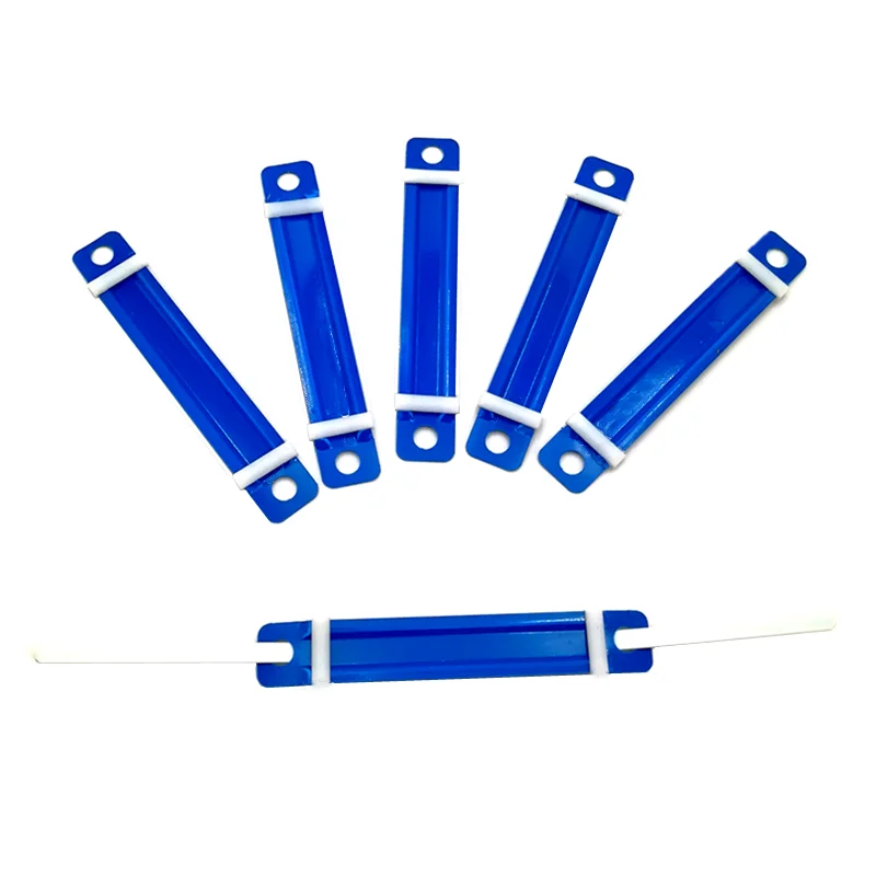 High Quality 7cm Hole Distance Colorful Plastic Paper Fastener Clip ...