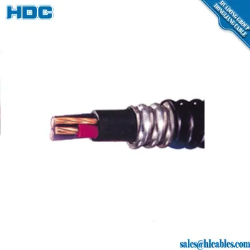 1000v Multiconductor Teck 90 Power Cable 3 Core 2/0awg With 6awg Bare Grounding Wire Interlocked ...