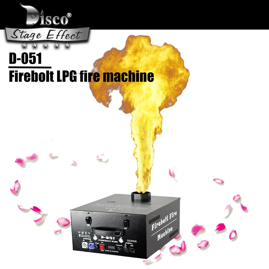 DMX Stage Fire Flame Machine - Realistic Fire Effects