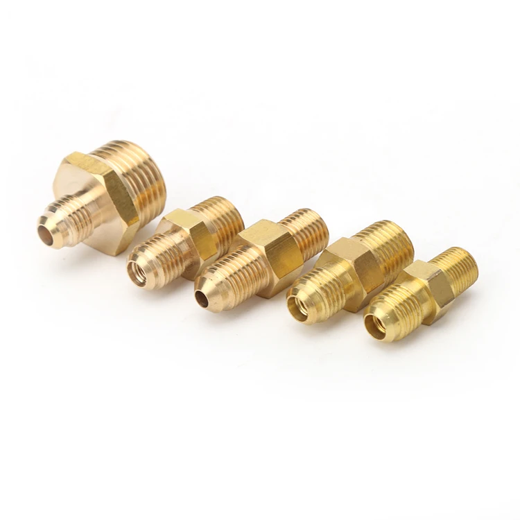 Refrigeration Brass Fittings Brass Air Conditioning Pipe Fitting Male ...