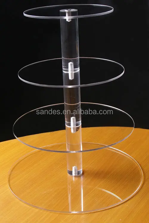 Professional Design Acrylic Cake Stand For Weddings Clear Plexiglass ...