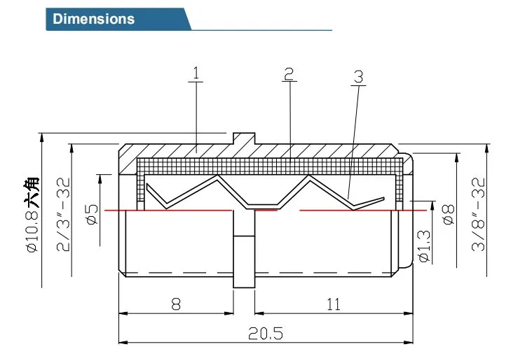 F81 Coax Barrel Connector F Female Splice Rg6 Rg59 Tv Internet Cable ...