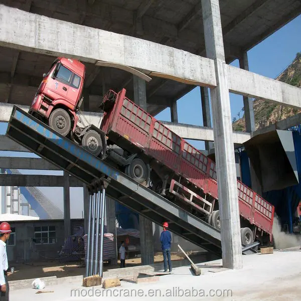 Container Unloading Dumper Container Discharge Dumper Truck Dumper ...