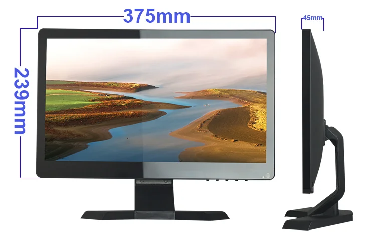 1366*768 Resolution Lcd Monitor 15.6 Inch 16 9 Led Hdmied Monitors Home ...