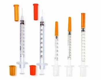 Medical Disposable Products Orange Cap Insulin Syringe - Buy Insulin ...