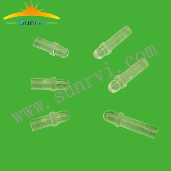 LED Light Pipe Plastic 3mm Flat Head for Guide Light 9.5 Length
