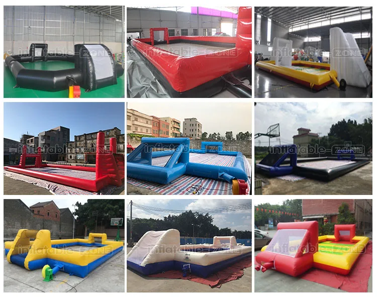 Inflatable Activities Outdoor Game 3v3 Inflatable Panna Soccer Arena ...