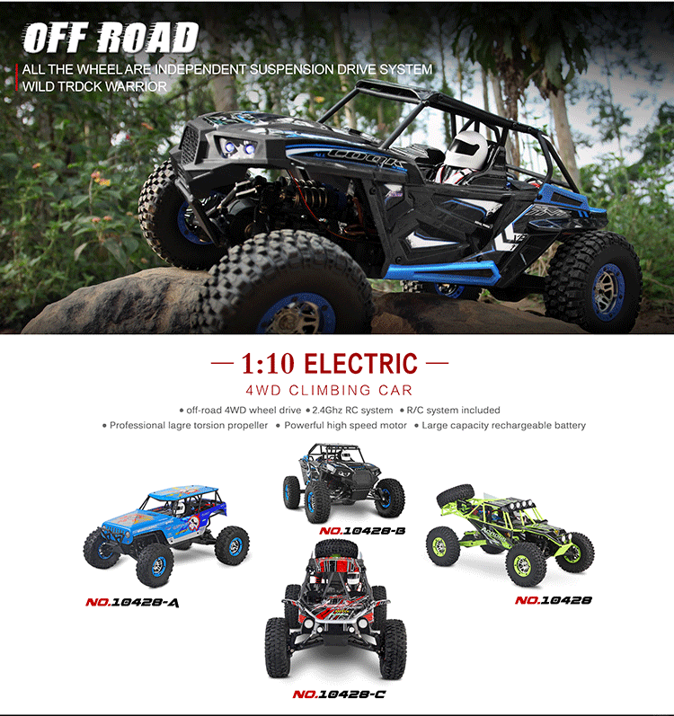 2018 WL Toys 1:10 RC Rock Crawler - Ultimate Fun & Challenge