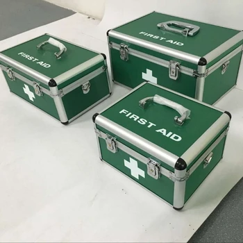 Aluminum Alloy First Aid Box With Locks And Handle,Medical First Aid ...
