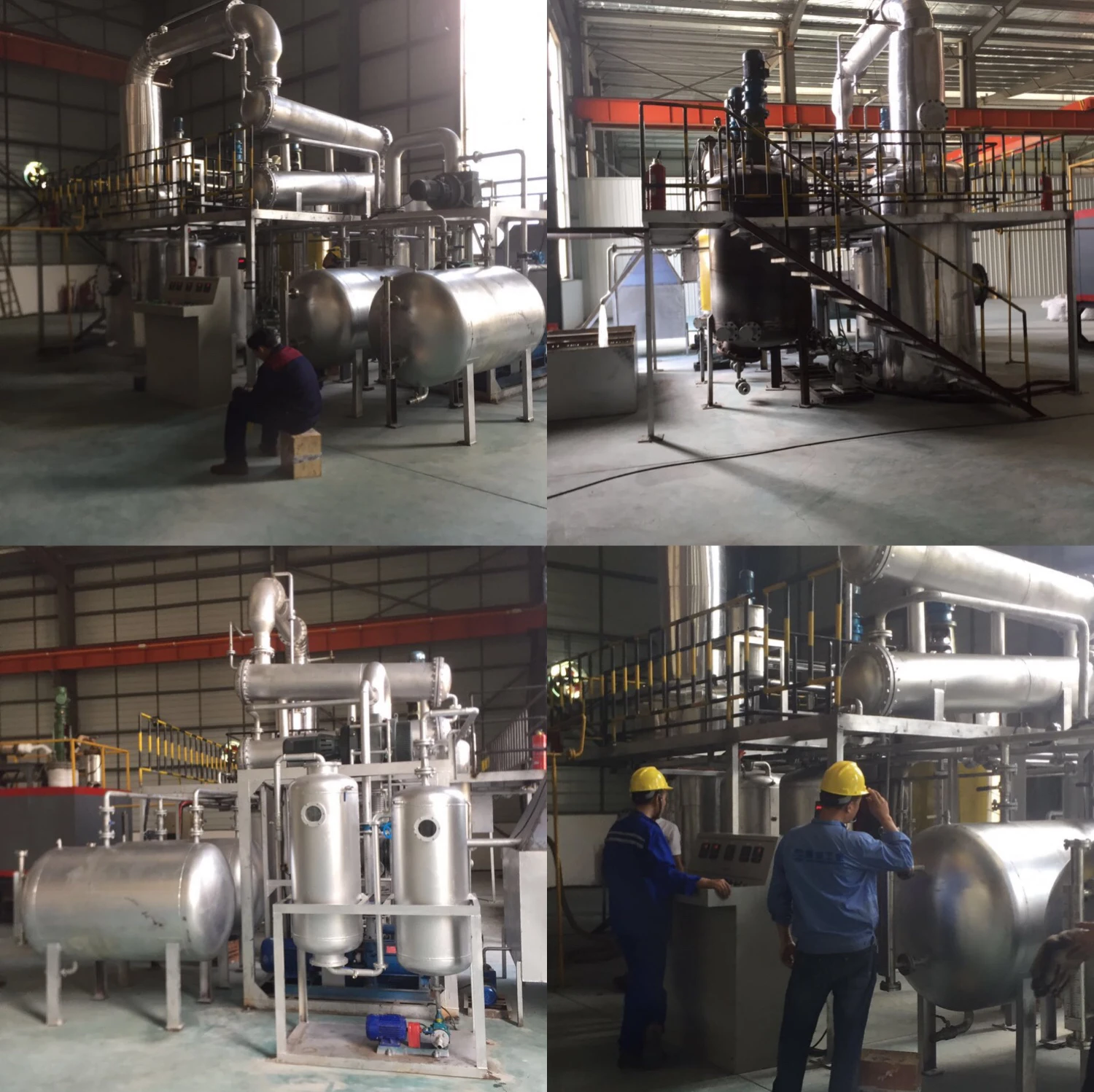 Mini Small Scale Oil Refinery Plant Base Oil Distillation From Used Oil ...