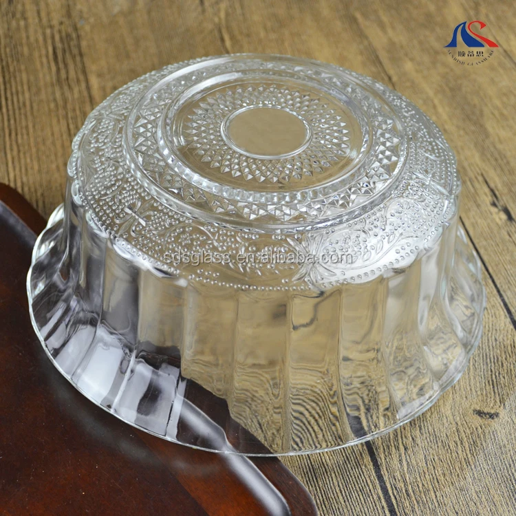 도매 대형 유리 샐러드 그릇투명 유리 그릇 조각저렴한 가격으로 핫 세일 과일 그릇 유리 Buy 유리 그릇 조각유리 샐러드 그릇과일 그릇 유리 Product On