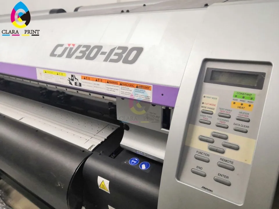 Second hand Mimaki CJV30-130 printer & cutter eco solvent printer With ...
