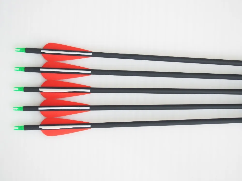 Musen 7.8mm Od 30" Spine 500 Carbon Arrows For Compound /recurve Bow ...