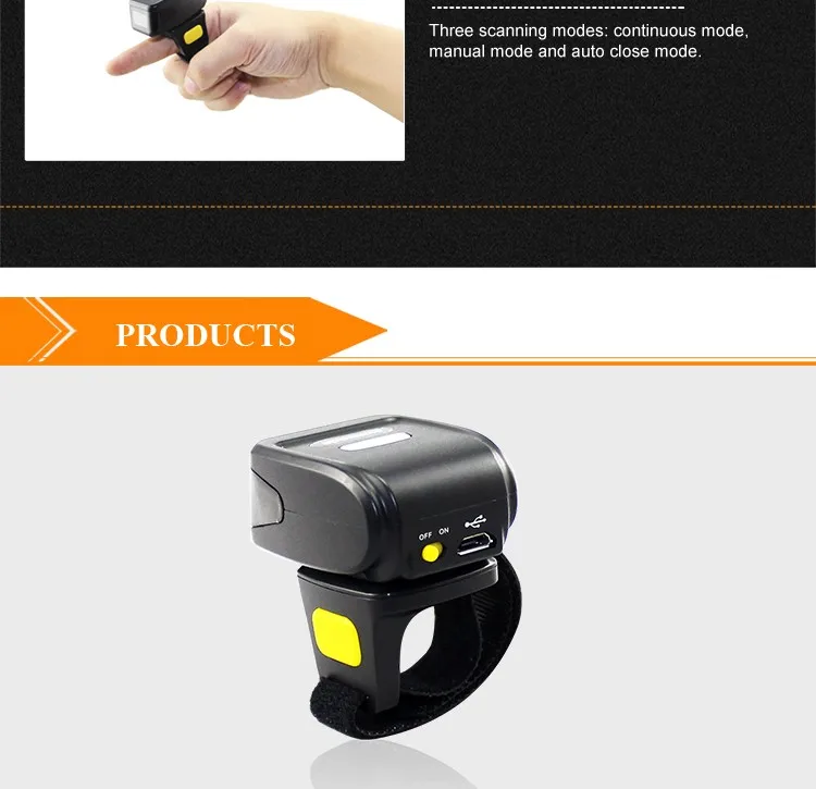 Symcode MJ-R35 Portable Mini Wireless Scanner - 2D & QR Code