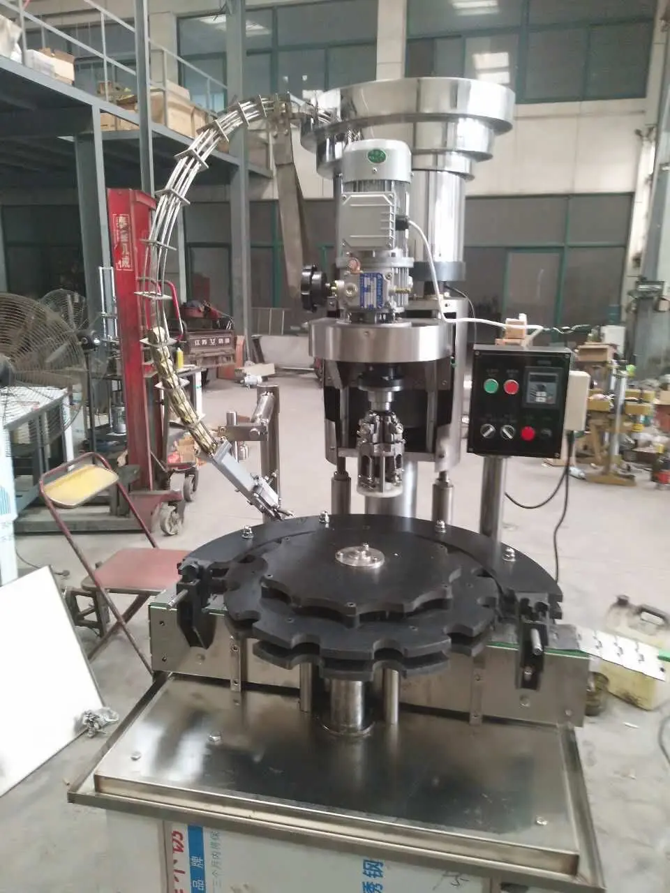 Automatic Electric Driven Glass Bottle Aluminum Capping Machinery - Buy ...