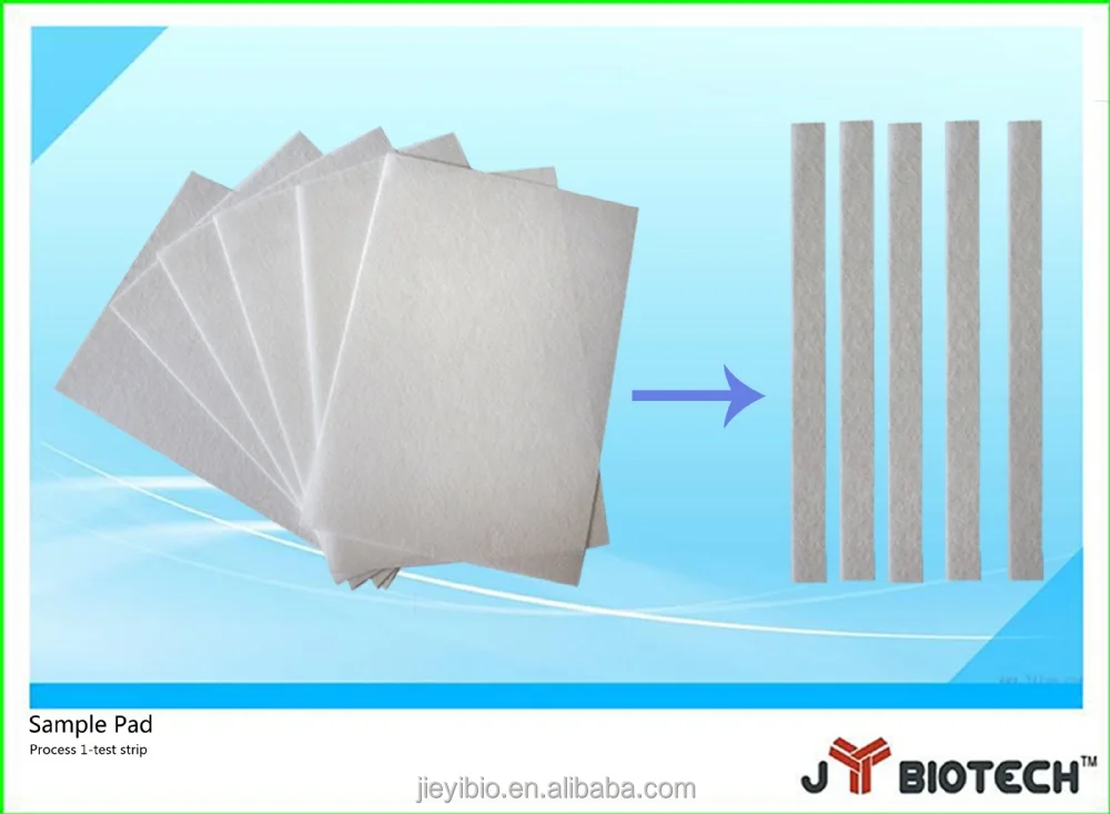 Sample Pad(glass Fiber ) For Bateria And Viruses Analysis Rapid Test ...