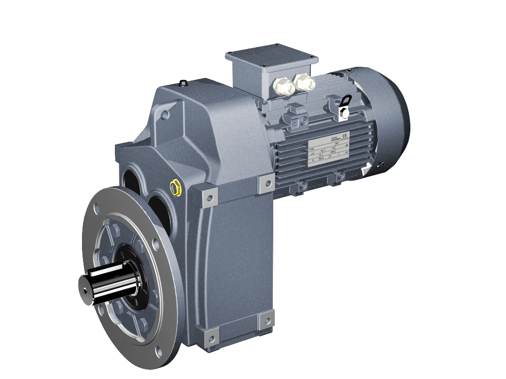 Rc Series R57 Rf57 Motor Inline Shaft Helical Gearbox Speed Reducer ...