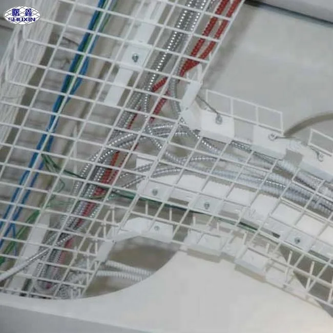 Installing Cable With Wire Mesh Cable Tray - Buy Cable Tray,Grid Cable ...