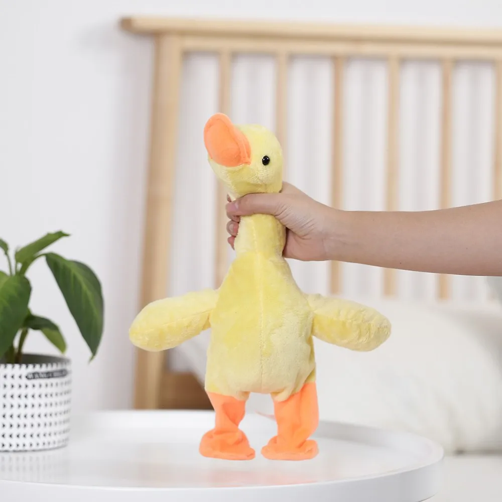 Squeaky Duck Toy Plush Stuffed Duck Singing Toy Plush Animal Duck ...