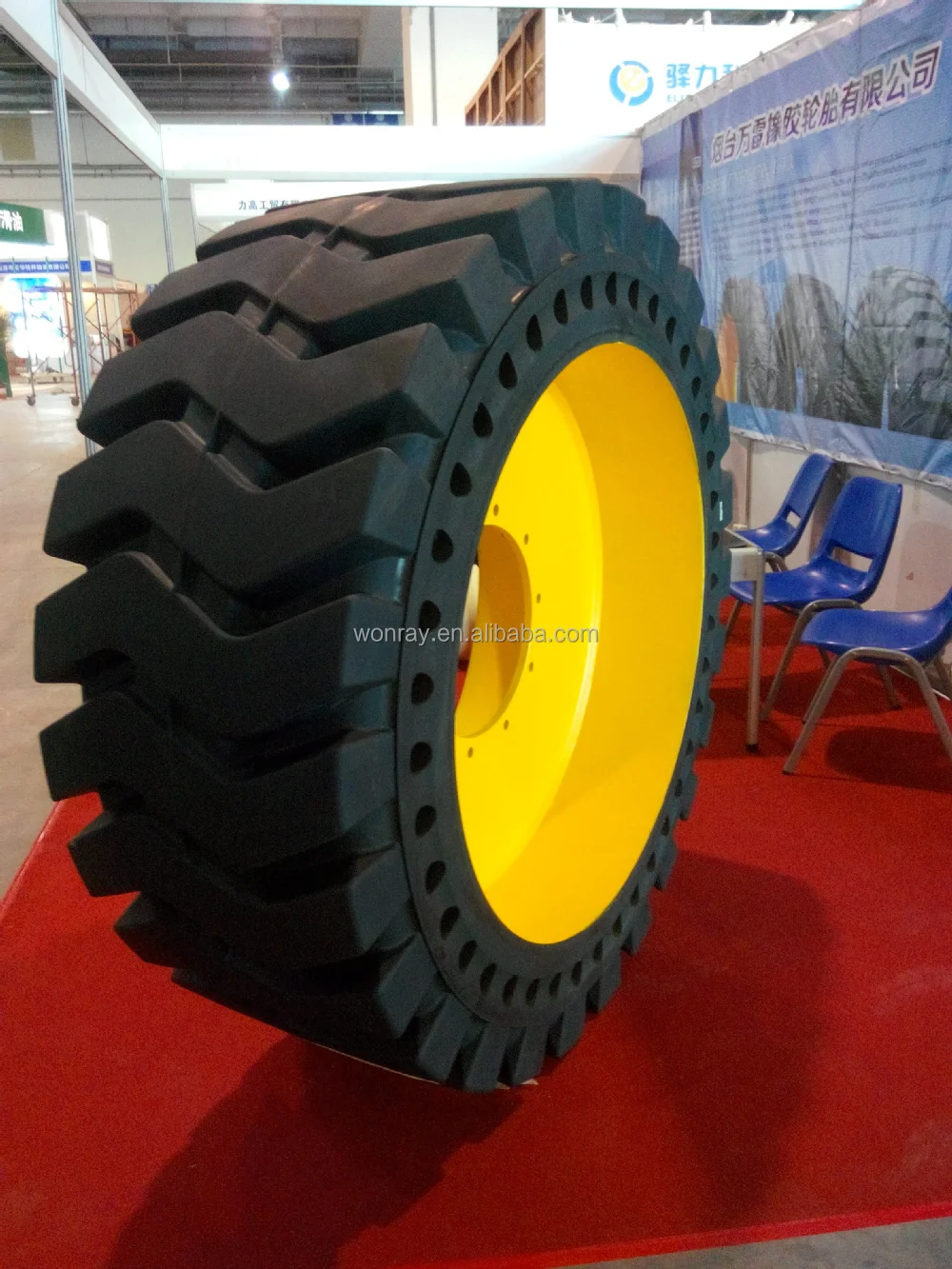 Skid Loader Solid Tires 23.5-25 With Rim For Cat 950 G 962g Wheel ...