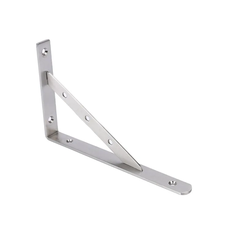 Stainless Steel Triangle Support Iron Frame Wall Shelf Right Angle ...