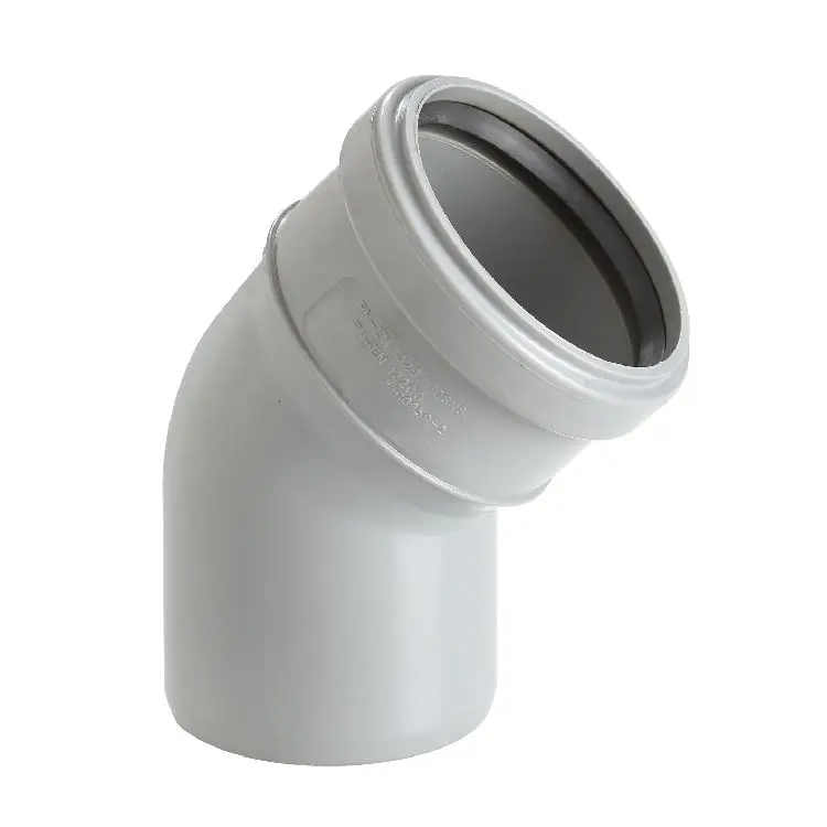 EN1401 pvc drainage fittings with rubber ring, EN1401 pvc drainage ...