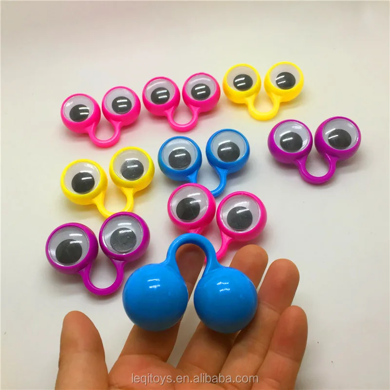 Big Size Funny Eye Finger Ring Toy Finger Puppets Eyeball Ring For 2 ...