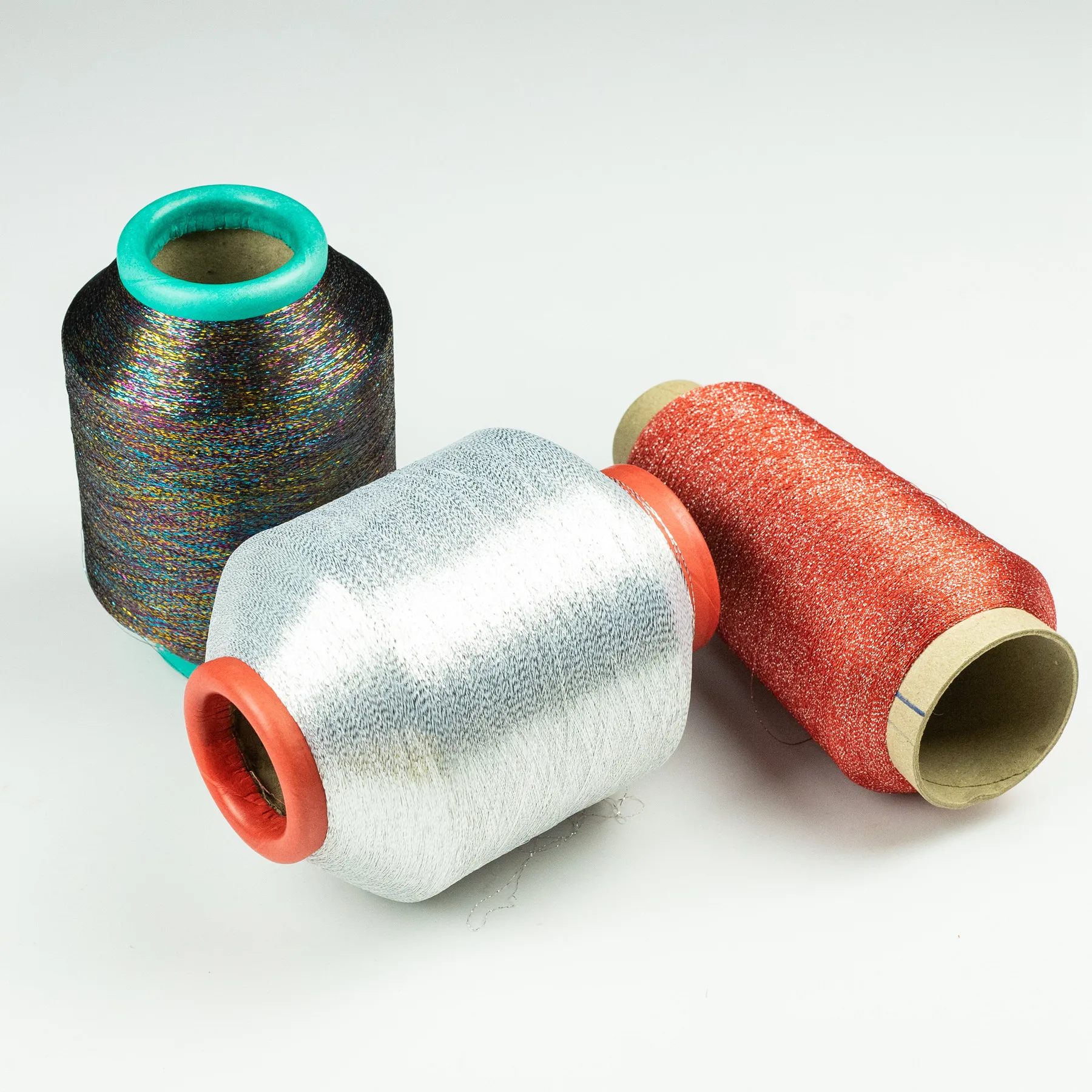 2018 Silver Lurex Fabric Metallic Yarn Silver Coated Metal Yarn - Buy ...