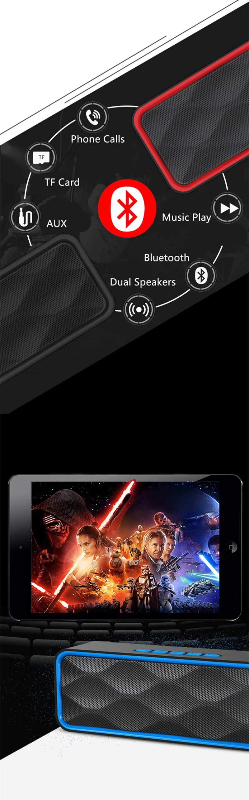 Sc211 High Quality Dual Speaker Subwoofer Stereo Left And Right Channel ...
