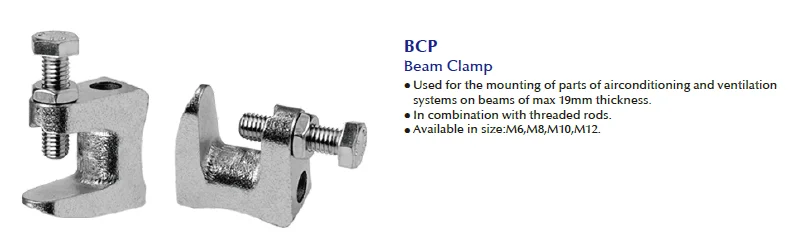 Galvanized Iron H Steel Beam Clamp - Buy Beam Clamp,Steel Beam Clamps,H ...