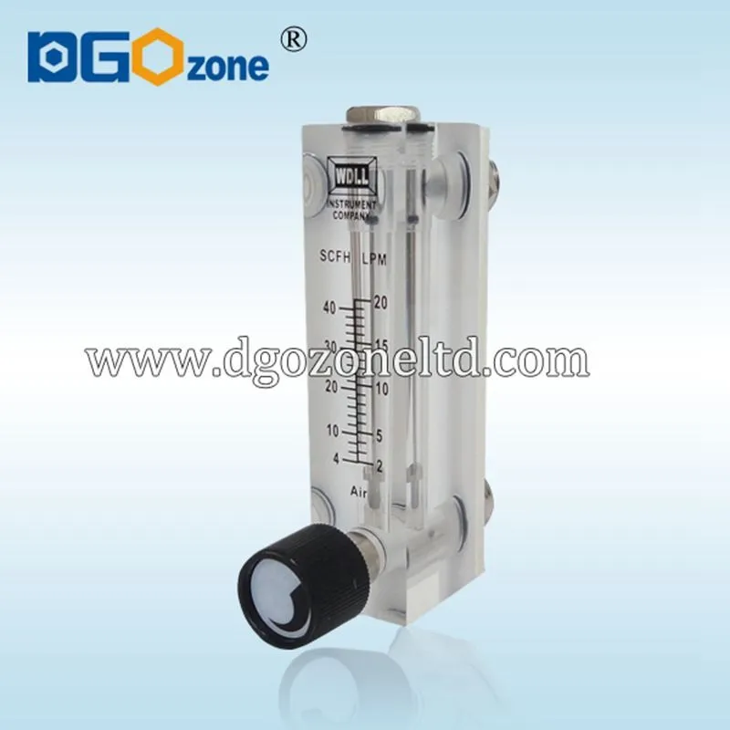 0.1-1lpm Oxygen Flow Meter With Valve Ozone Cell O2 Flowmeter Oxygen ...