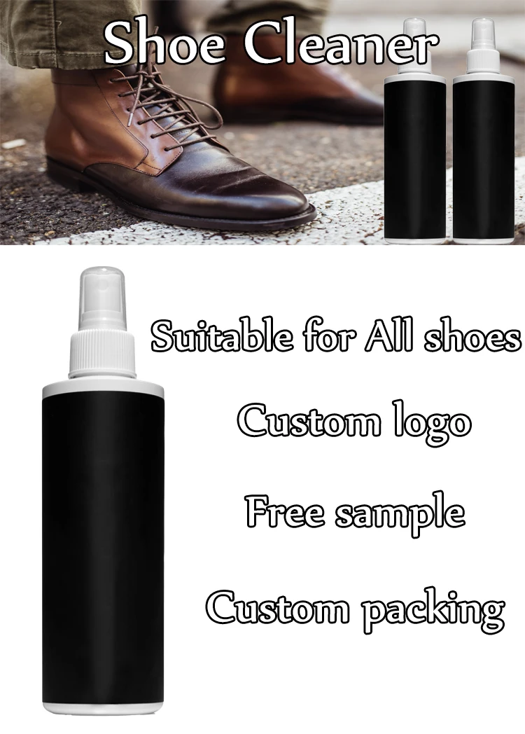Natural Ingredients Formula Sports Shoe Cleaner Liquid Suede Nubuck ...