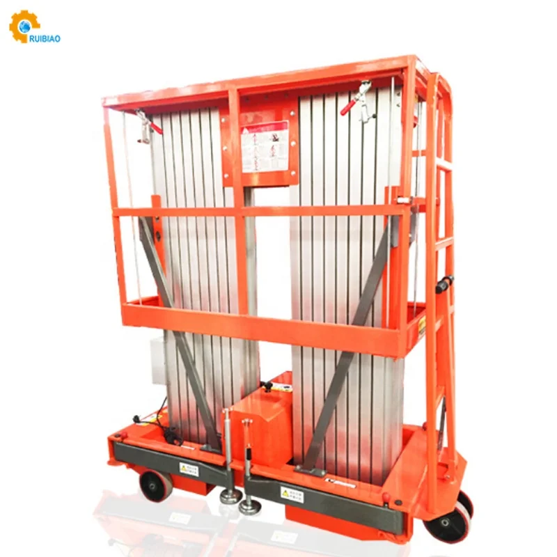 High Rise Building Window Cleaning Equipment - Single Post Aluminum Lift