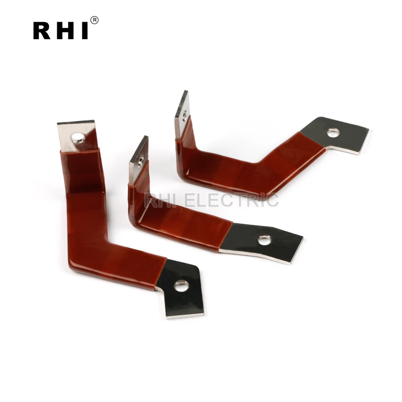 400A Bended PVC Dipping Copper Busbar Connector for Switch Electrical ...