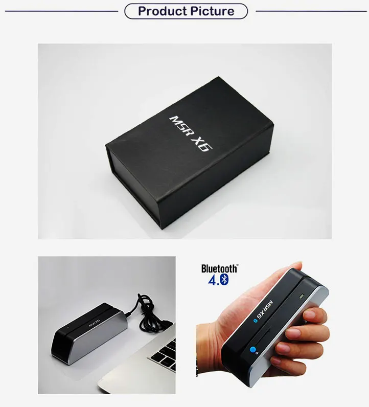 Wireless Bluetooth Magnetic Stripe Card Reader Writer - Buy Magnetic ...