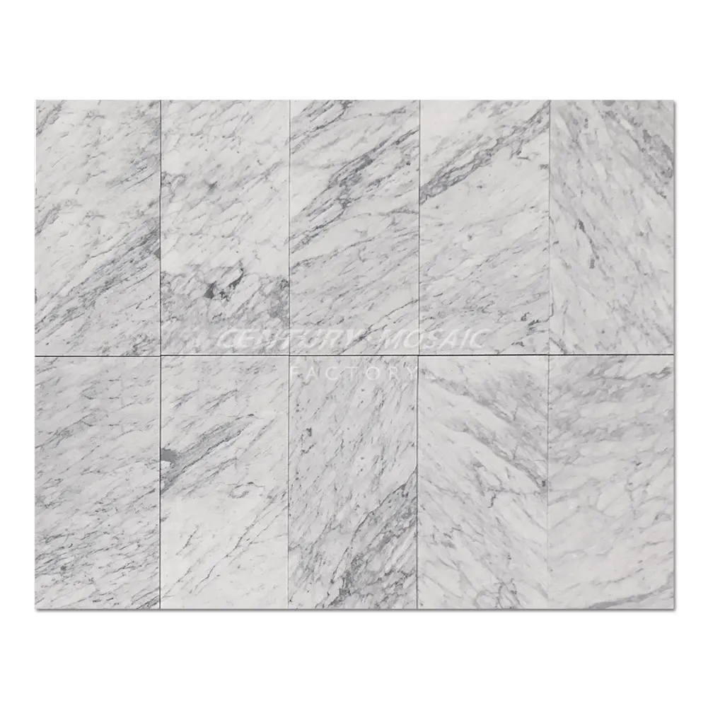 Class A White Carrara Marble Tile - Durable & Stylish