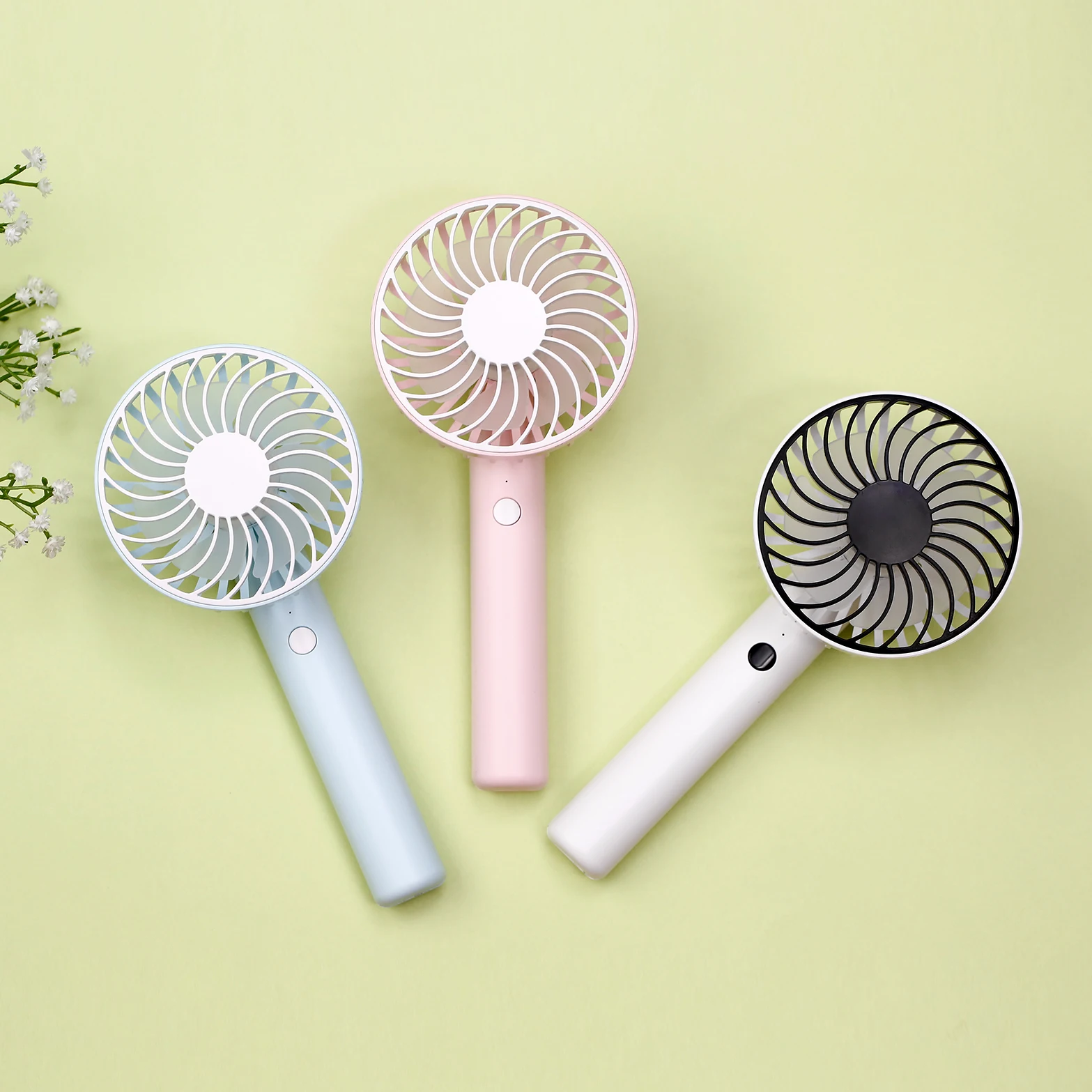 2021 New Trend Rechargeable Dc 5v Portable Usb Mini Electric Fan Small ...