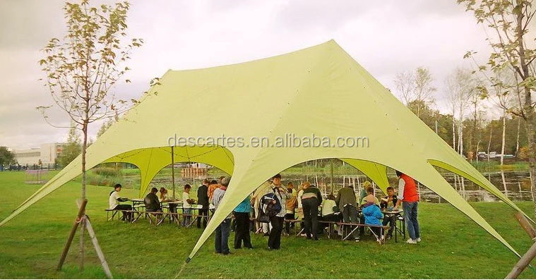 White 16x10M Star Shade Canopy, Star Shaped Marquee Tents for Sale ...